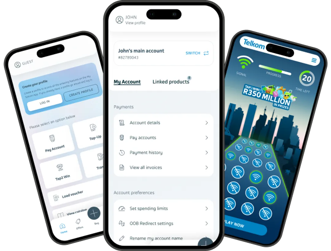 Telkom | Stay in control with the NEW MyTelkom App.