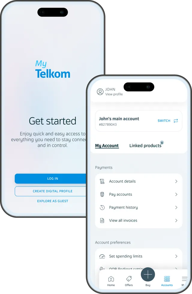 Telkom | Stay in control with the NEW MyTelkom App.